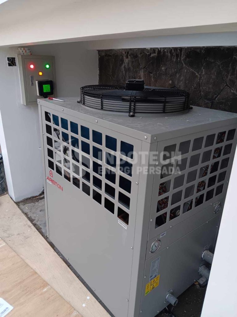 Testcom Heat Pump Water Heater Ariston di Villa Fumida, Bogor, 23 ...