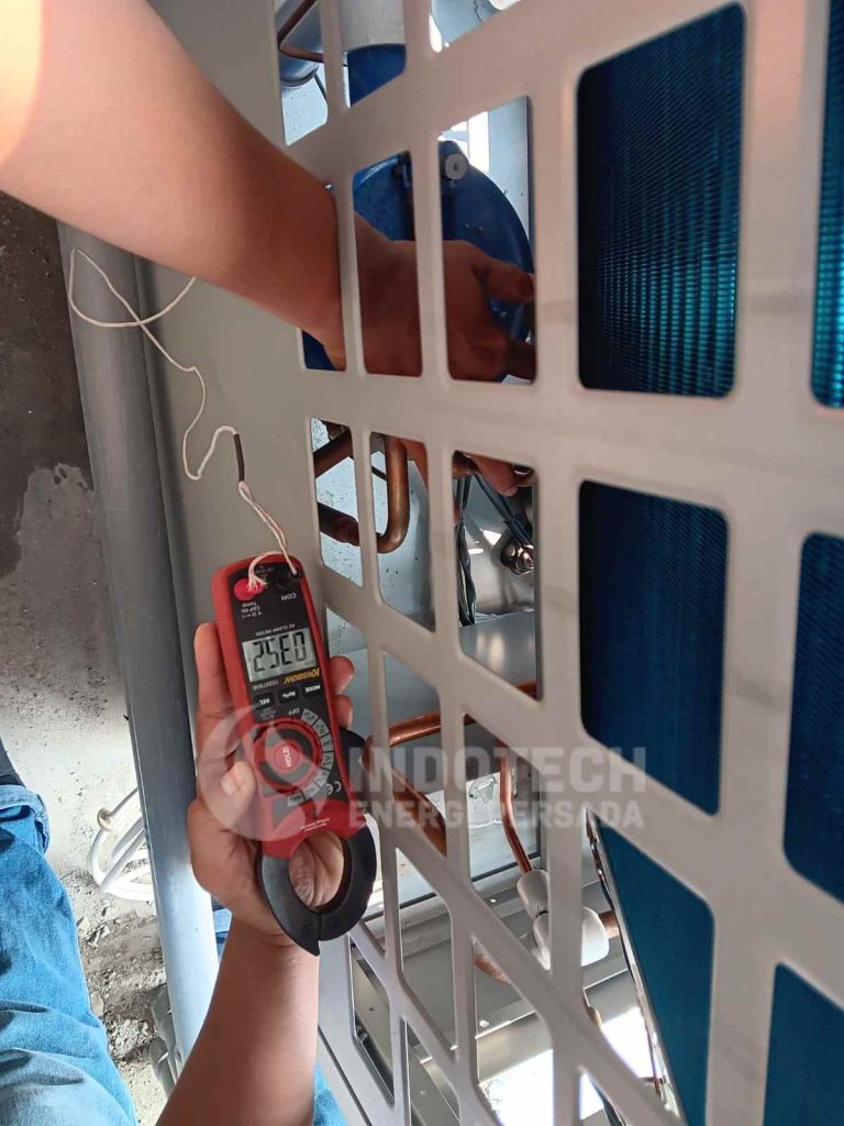 Testcom Heat Pump Water Heater Ariston di Villa Fumida, Bogor, 23 ...