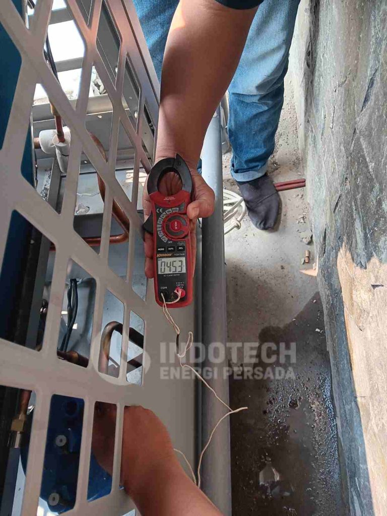 Testcom Heat Pump Water Heater Ariston di Villa Fumida, Bogor, 23 ...